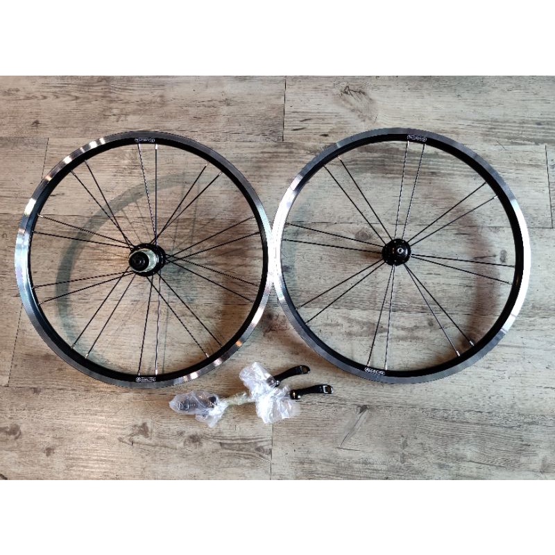 AIRLITE ชุดล้อสำเร็จ 20"(406)่ใส่รถDahon ขอบล้อ2ชั้นขนาดดุมล้อหน้ากว้าง ...