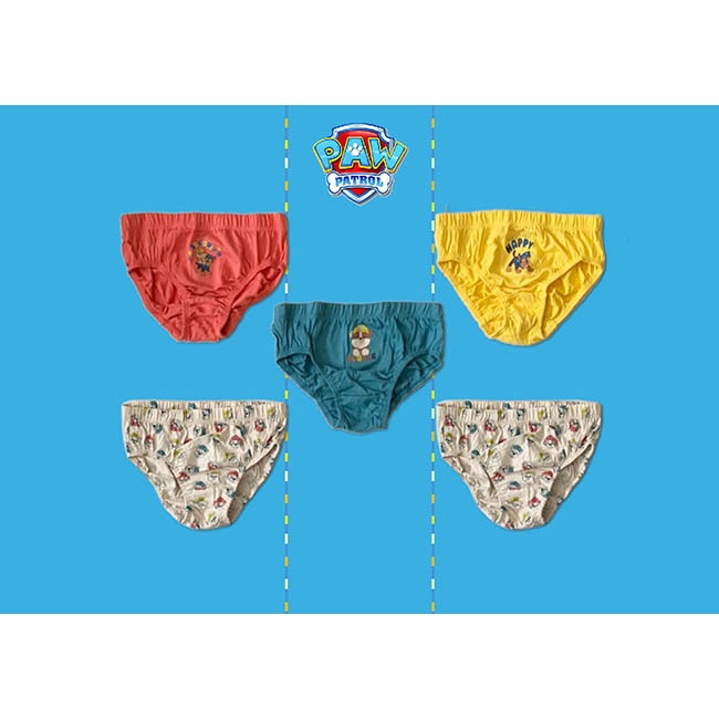 [5-6Y] Paw Patrol Briefs 5 In Pack เซตกางเกงใน 5 ตัว | Shopee Thailand