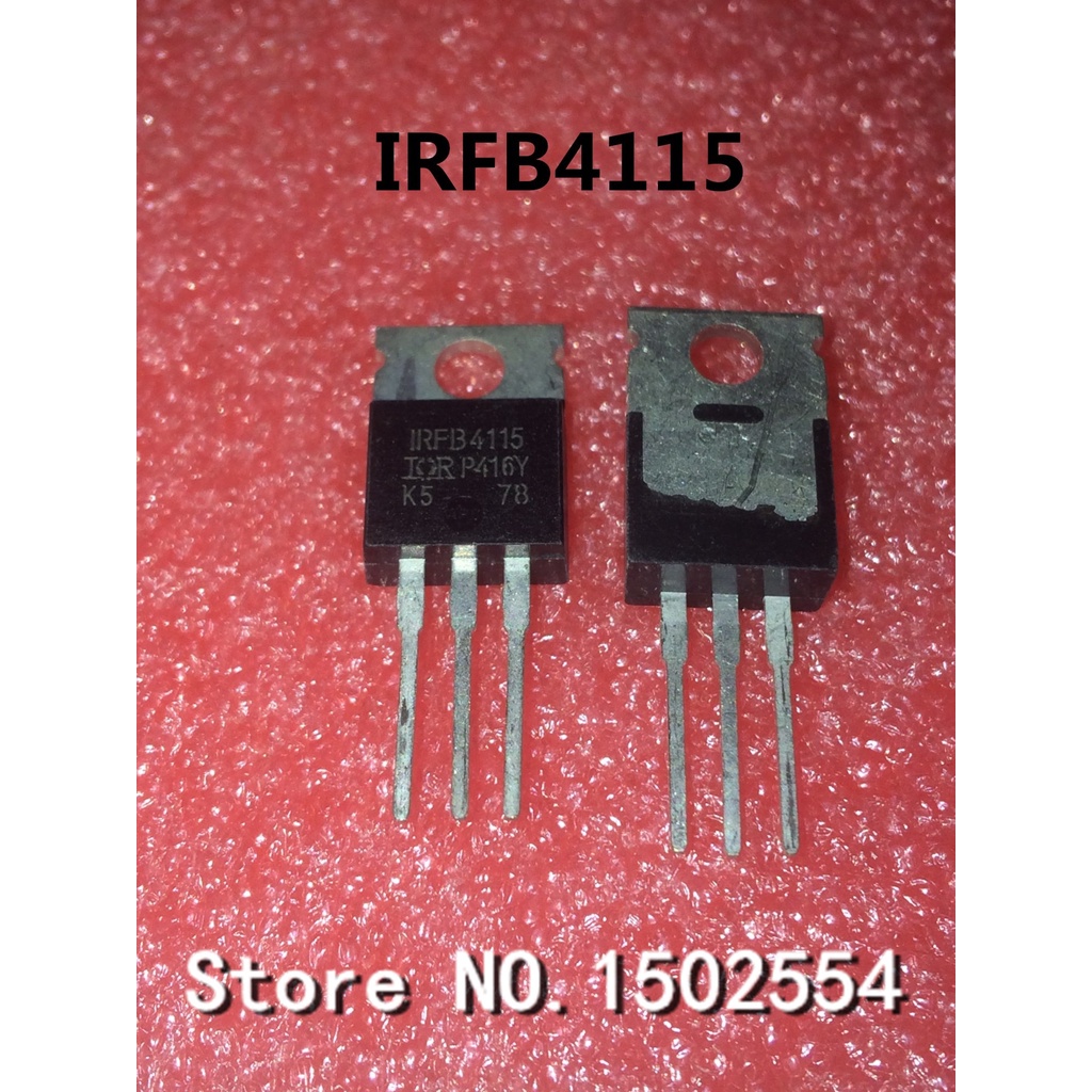 10 ชิ้น/ล็อต IRFB4115 IRFB4115PBF TO-220 150V 104 หลอดเอฟเฟกต์ภาคสนาม ...