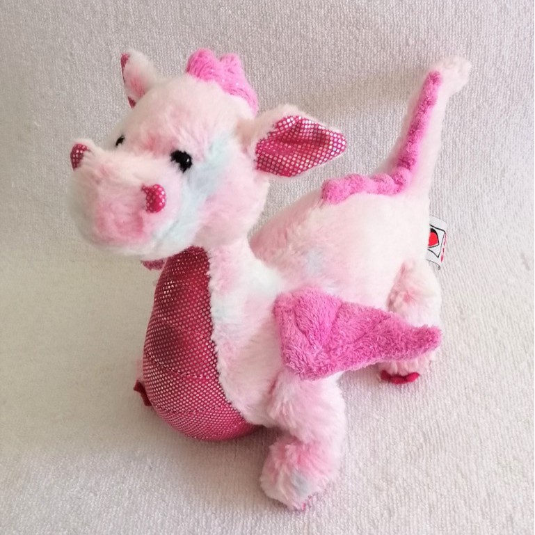 ตุ๊กตามือสอง ตุ๊กตามังกร เท้าถ่วง ท้องถ่วง Webkinz Whimsy Dragon ขนาด ...