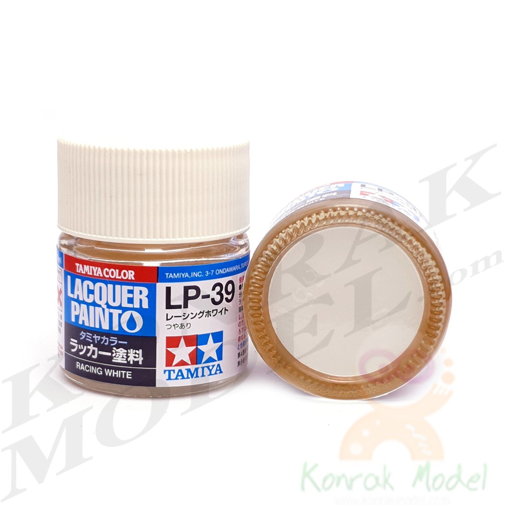 สีทามิย่าสูตรแล็คเกอร์ Tamiya Lacquer paint LP39 Racing white 10ML ...