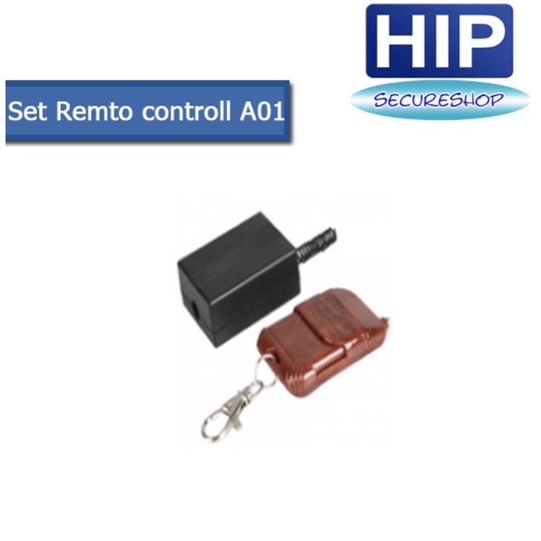 HIP รุ่น A01 รีโมท สีน้ำตาล ควบคุมประตู Remote Control HIP A01 | Shopee Thailand