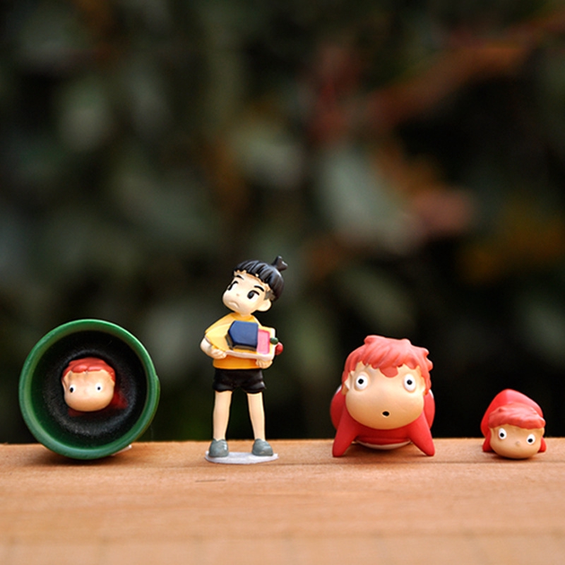 โมเดลตุ๊กตา Totoro Hayao Miyazaki Studio Ghibli Ponyo Sosuke สำหรับตก ...