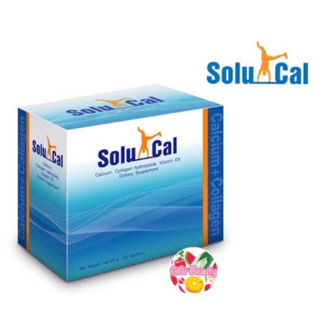 Solucal โซลูแคล 30 ซอง บำรุงกระดูก | Shopee Thailand