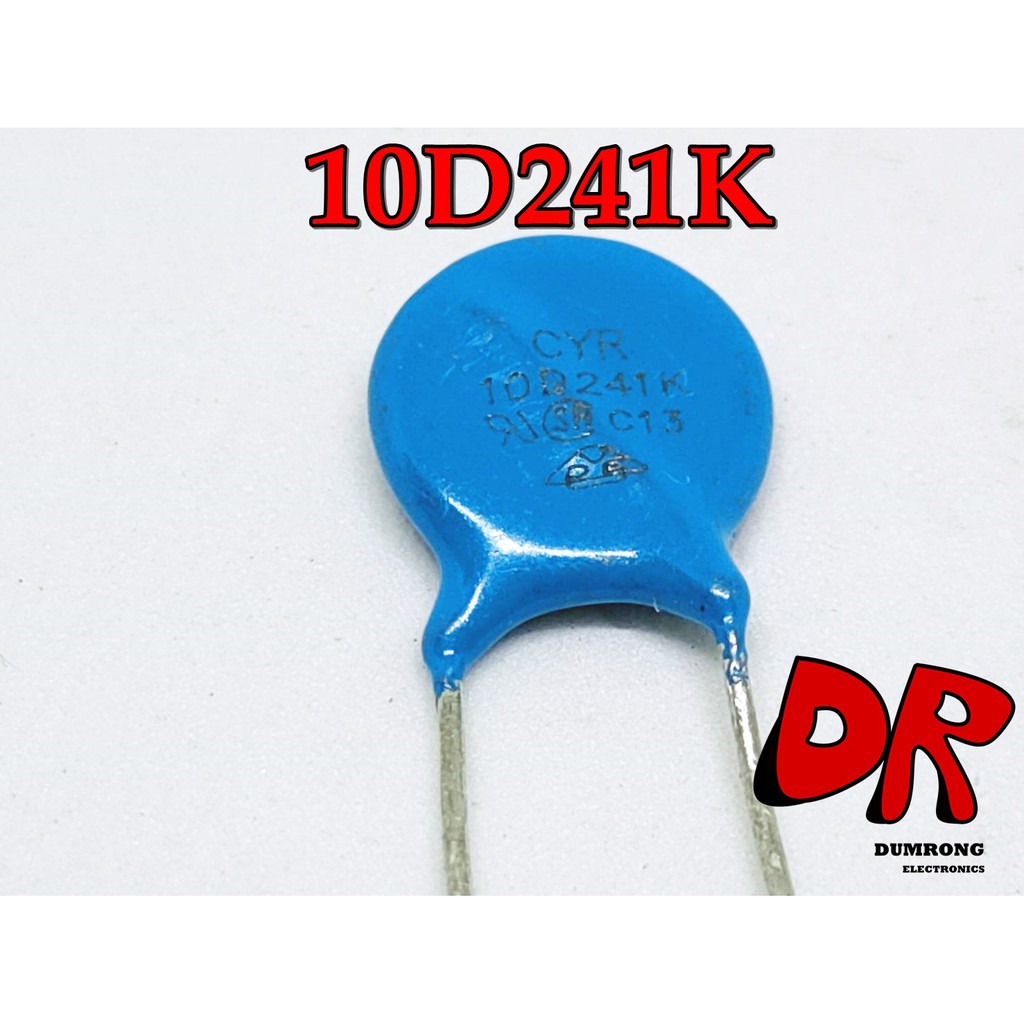 (10 ชิ้น) 10D241K วาริสเตอร์ varister 240V varistor | Shopee Thailand