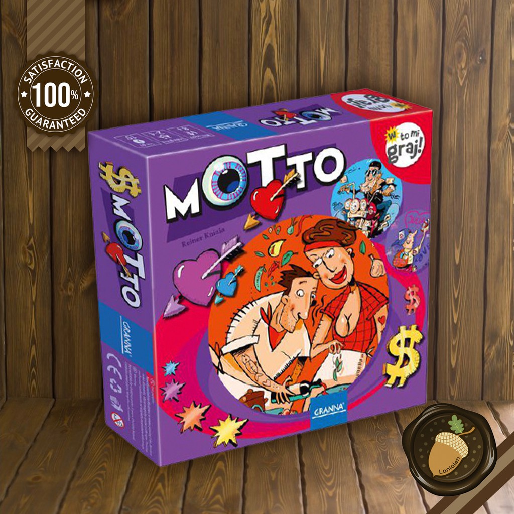 Motto บอร์ดเกม คู่มือภาษาอังกฤษ (Boardgame บอร์ดเกม การ์ดเกม เกม ...