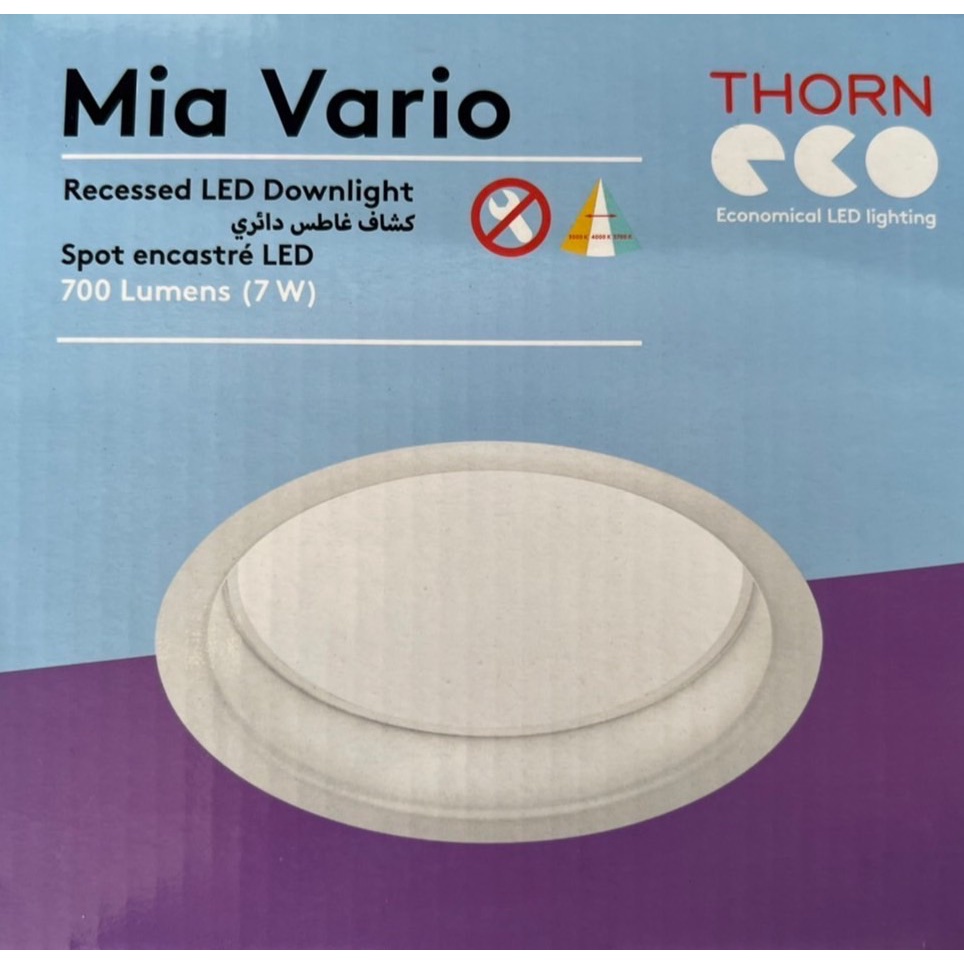 โคม LED Downlight แบบฝังฝ้าหรือเพดาน THORN Mia Vario Recessed LED ...