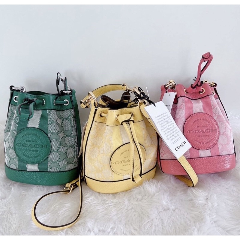 COACH Mini Dempsey bucket | Shopee Thailand
