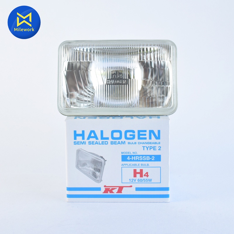 ไฟหน้าเหลี่ยมเล็ก H4 เปลี่ยนหลอดได้ Kt 4 Hrssb 2 Kt Shopee Thailand