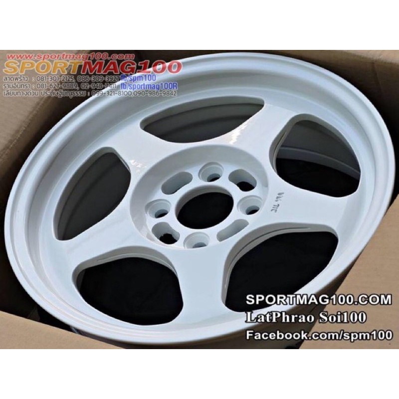 แม็กซ์ใหม่ ROTA Spoon สีขาว ขนาด 7-15นิ้ว 4รู100 Offset35 | Shopee Thailand