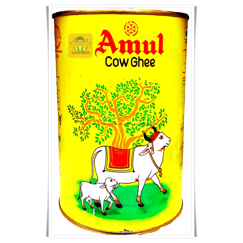 เนยใสกีจากประเทศอินเดีย ตรา Amul กระปุกเหลือง (905 กรัม) -- Amul Cow ...