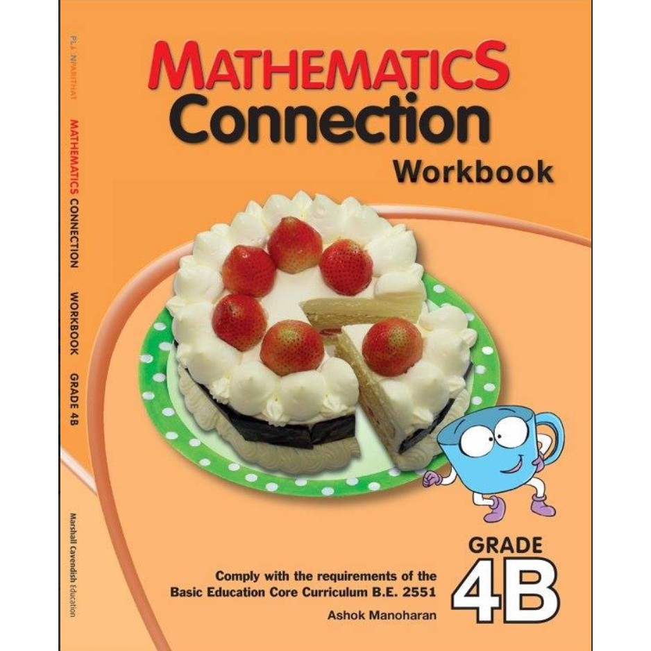 หนังสือแบบฝึกหัดคณิตศาสตร์ Mathematics Connection Workbook 4B | Shopee ...