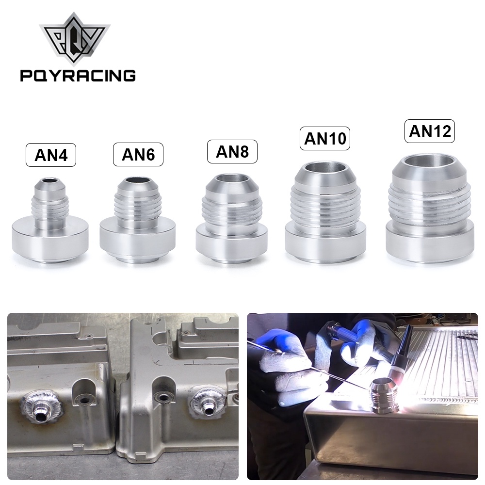 ด้านคุณภาพอลูมิเนียม AN4 6 8 10 12 AN ตรงชายเชื่อมอะแดปเตอร์ติดตั้ง ...
