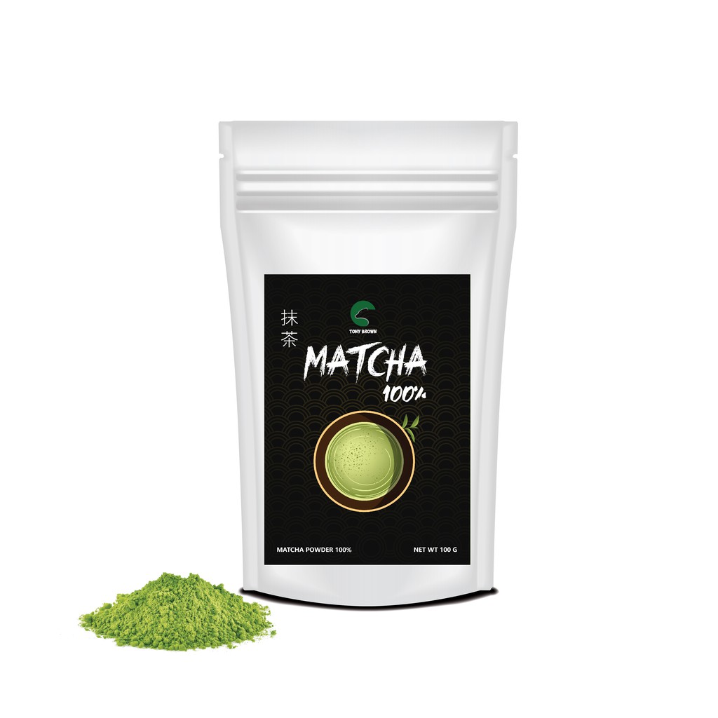 ชาเขียวมัทฉะแท้ ผงชาเขียวเกรดพรีเมี่ยม ผงชาเขียวสีเข้มมรกต Premium ...