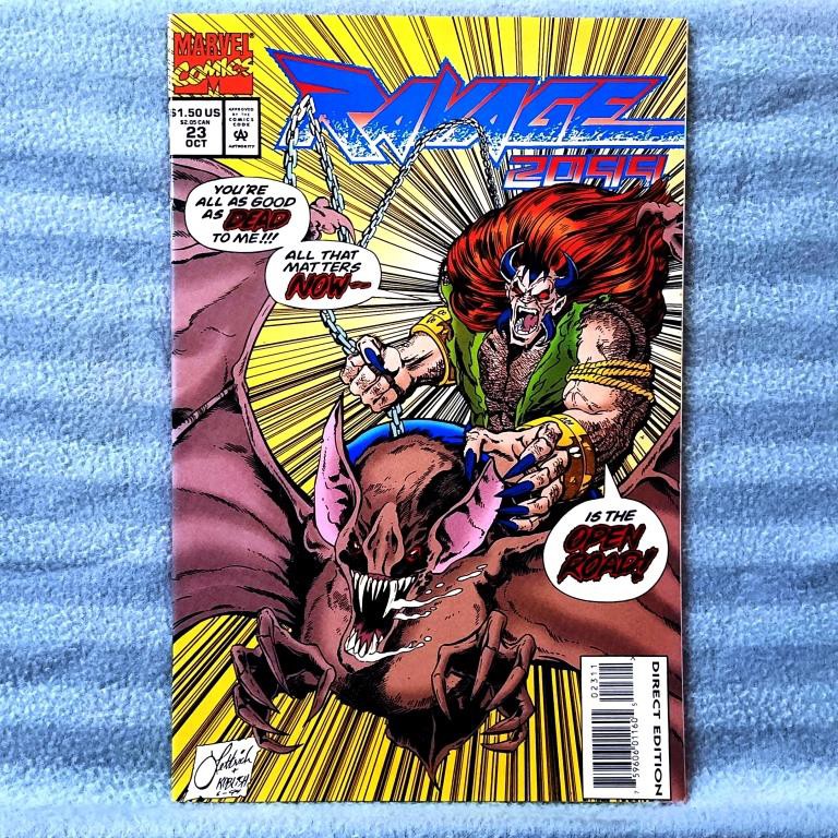 Ravage 2099 23 (การ์ตูนมาร์เวล) Pat Mills, Tony Skinner, Joe Bennett ...