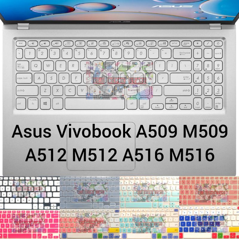 ตัวป้องกันแป้นพิมพ์ Asus Vivobook S15 A512FL A516 X512UB X509UB A509 ...