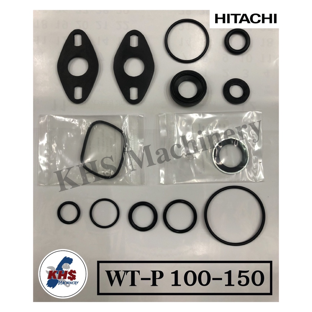 อะไหล่ปั๊มน้ำ hitachi ฮิตาชิ ชุดปะเก็นโอริงซีนยาง ครบทุกตัว รุ่น WT-P ...