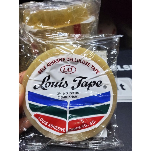 LOUIS TAPE เทปกาวใสหลุย์ แกน3/4 | Shopee Thailand