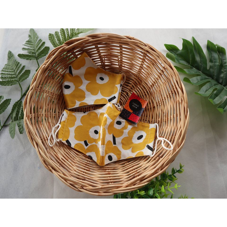 Erinnern.official : Po-ka-dot collection หน้ากากผ้า 3 ชั้น ซับด้วยคอต ...