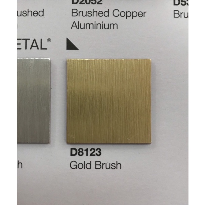แผ่นโฟเมก้า PP D8123 Gold Brush สีทองขนแมว ขนาด 120 ซม. x 240 ซม. หนา 1 ...