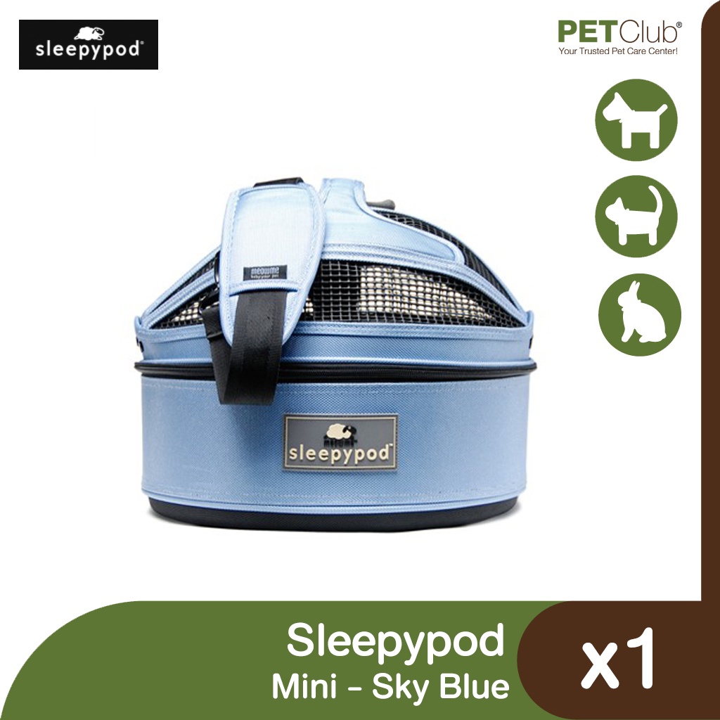 [PETClub] Sleepypod Mini กระเป๋าสัตว์เลี้ยง สี Sky Blue | Shopee Thailand