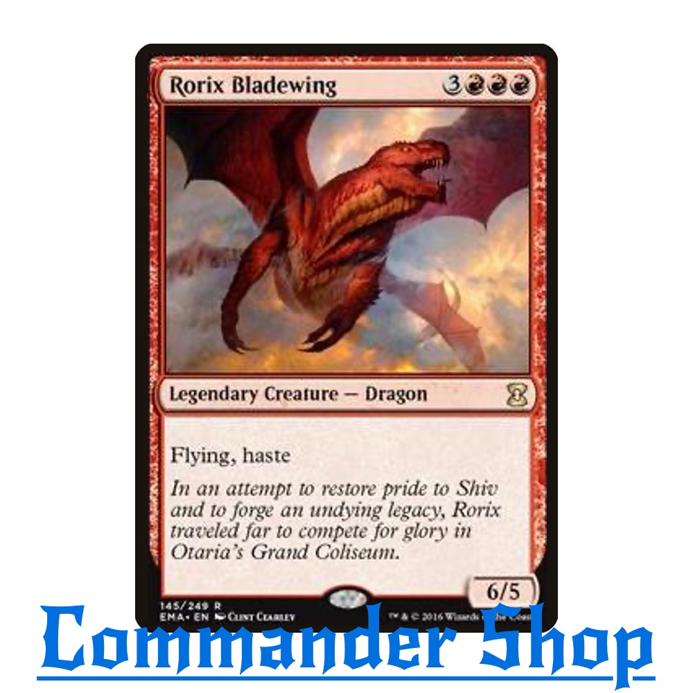 Rorix Bladewing (Legendary Creature - Dragon) Red At6/Tn5 Flying Haste ...