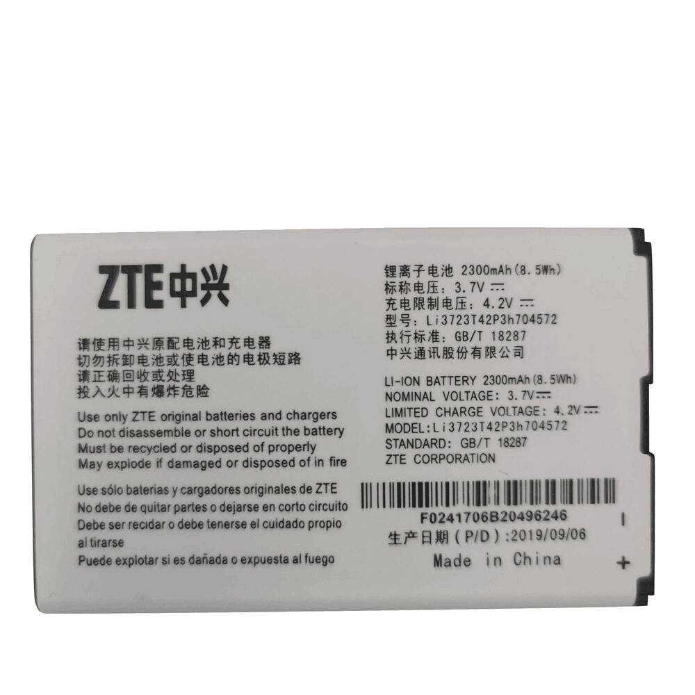 แบตเตอรี่คุณภาพสูง Li3723T42P3h704572 สำหรับ ZTE MF91 MF90 4G WIFI ...