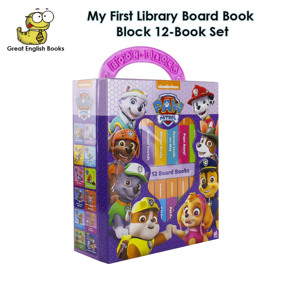 *พร้อมส่ง* ลิขสิทธิ์แท้ บอร์ดบุ๊ค PAW Patrol My First Library Board ...