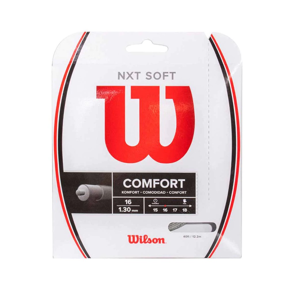 WILSON เอ็นไม้เทนนิส NXT Soft 16G Silver สีขาว ไซส์ One Size แร็คเก็ต ...
