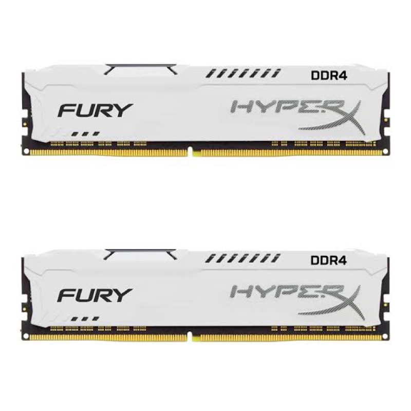 แรม RAM DDR4/2400 KINGSTON HYPER-X FURY (4GBx2) 8GB BUS2400 ประกัน LT ...