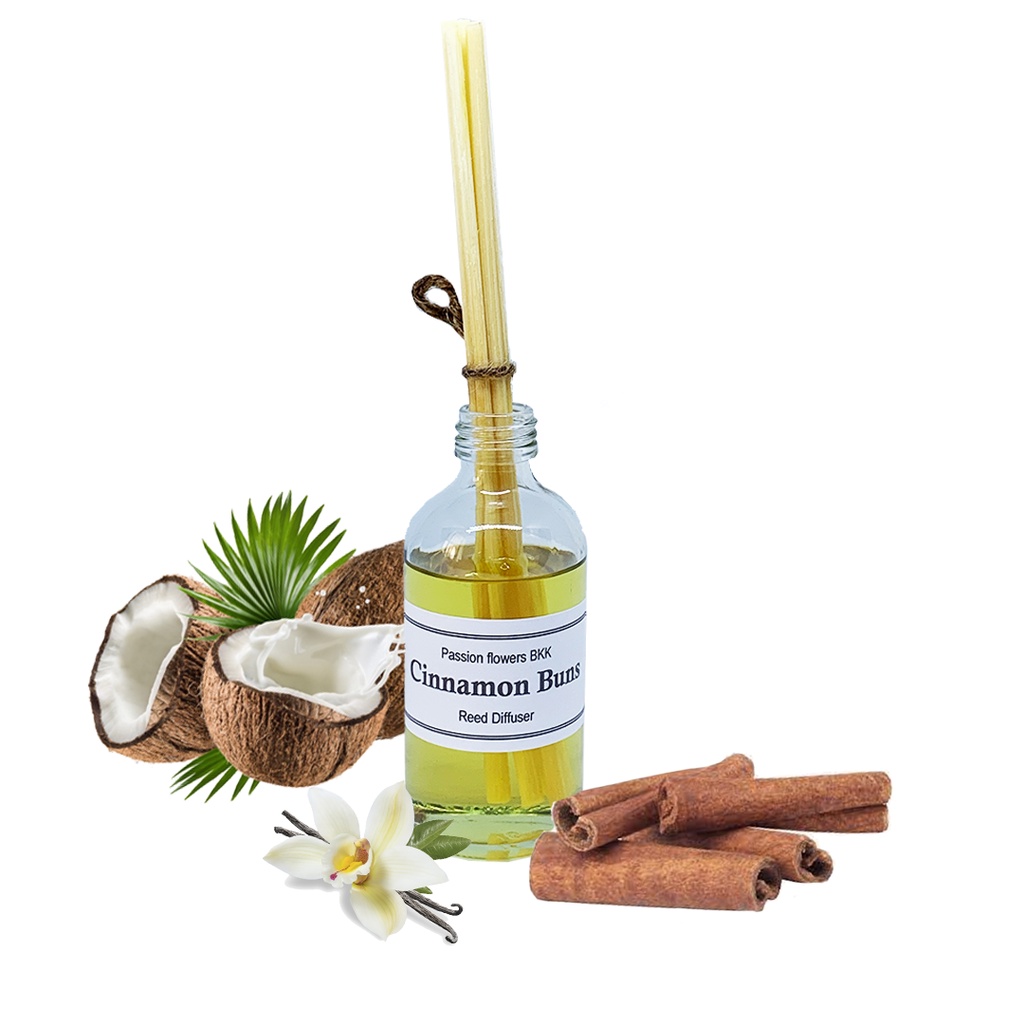 Cinnamon buns Reed diffuser/ก้านไม้หอม กลิ่นขนมอบเชย | Shopee Thailand