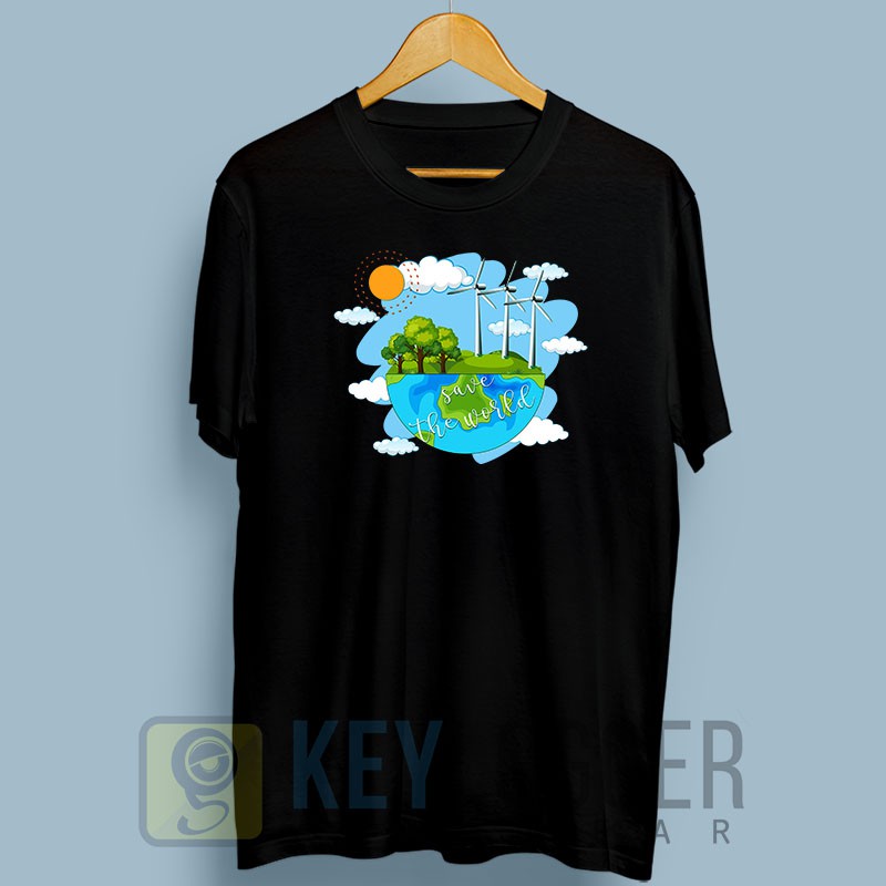 เสื้อเชิ้ต The Earth Save Earth Keeping 10 | Shopee Thailand