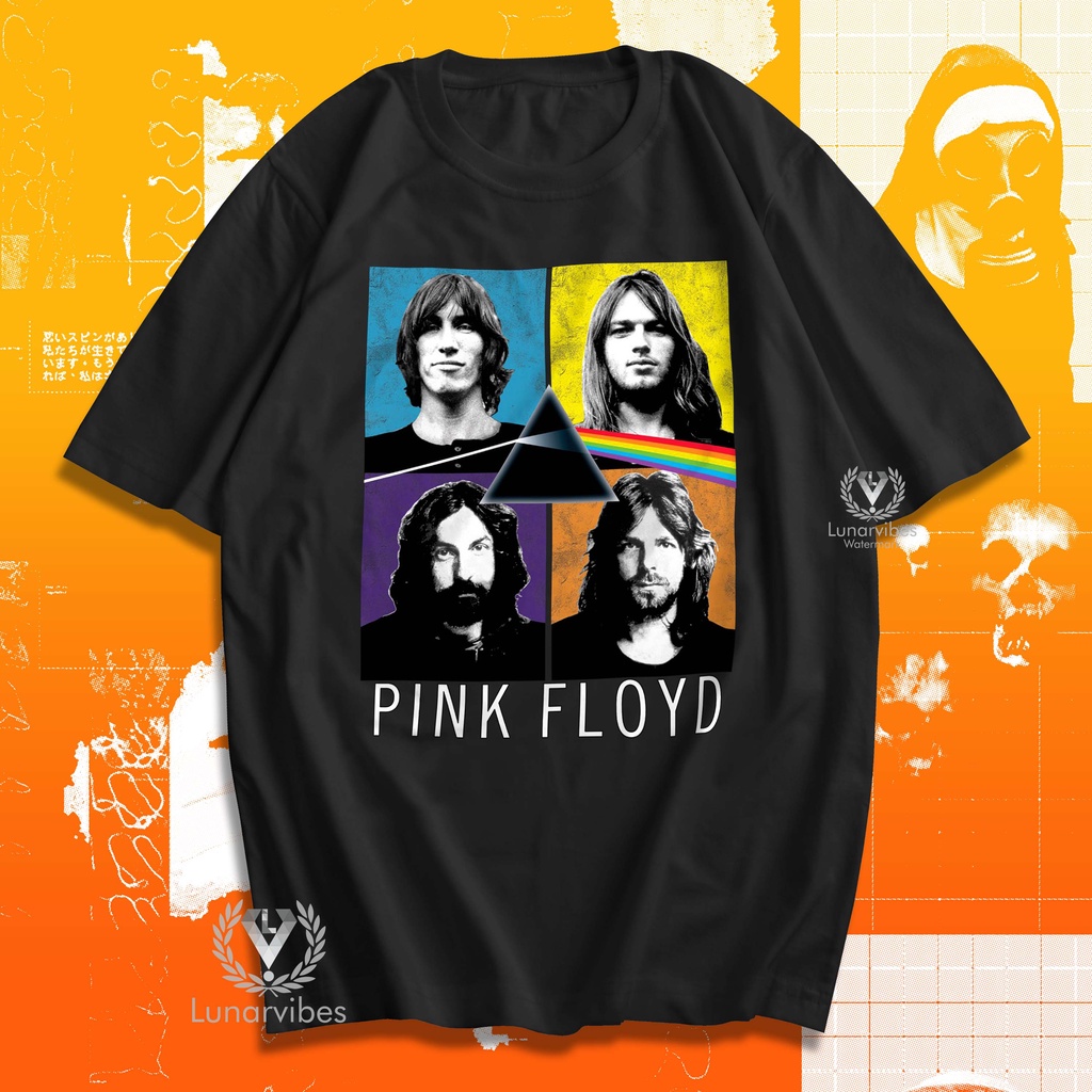 Pink Floyd เสื้อยืดลําลอง แขนสั้น พิมพ์ลายวงดนตรีร็อคเมทัล Lunar Distro A355 | Shopee Thailand