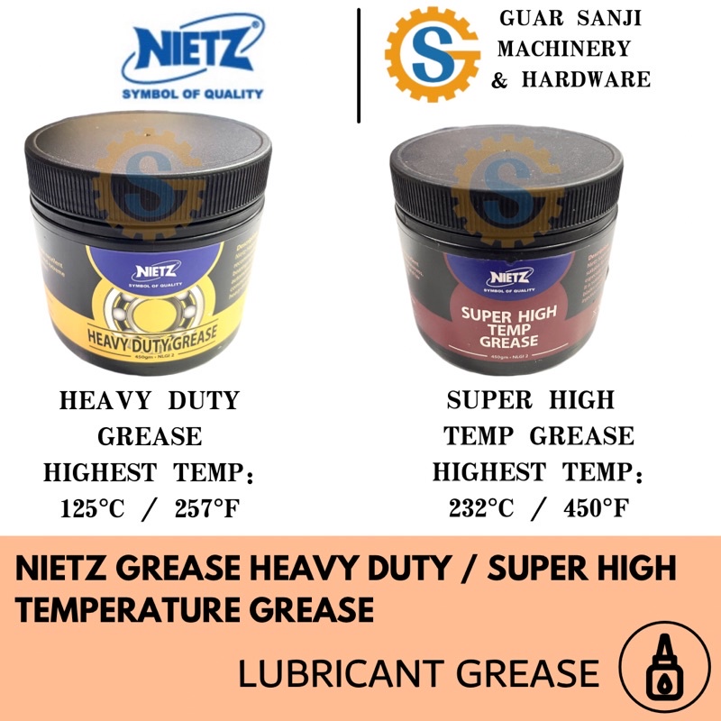 Nietz SUPER HIGH TEMPERATURE GREASE/ กรีก ทนทาน หนัก 450 กรัม อุณหภูมิ ...