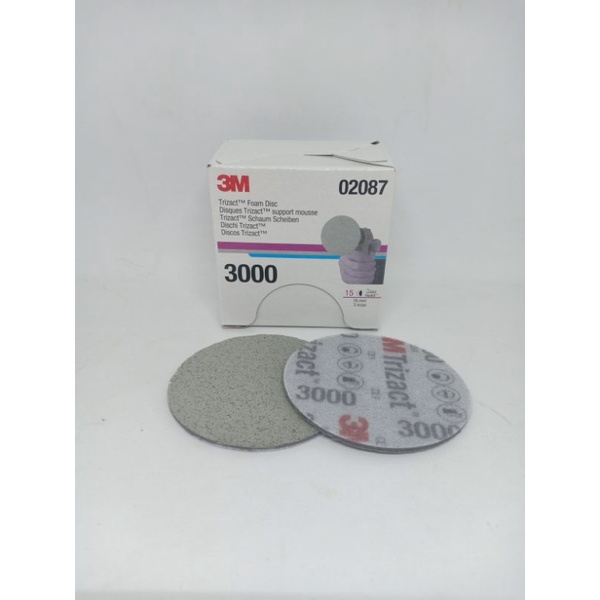 กระดาษทราย(Trizact 3M 02087) ขนาด 3นิ้วเบอร์ 3000ให้ความละเอียด ...