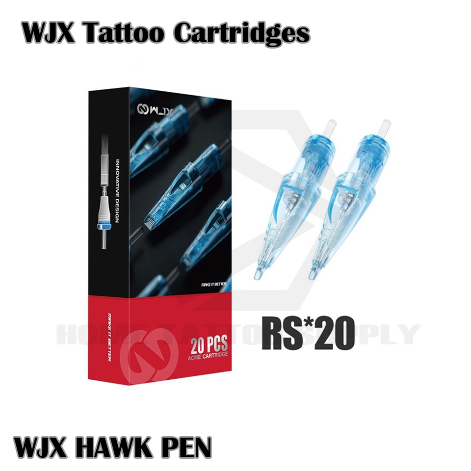 WJX HAWK PEN อุปกรณ์ใส่เครื่องฮอคเพนสำหรับลงสีหน้าโค้ง RM บรรจุ 20 ชิ้น ...