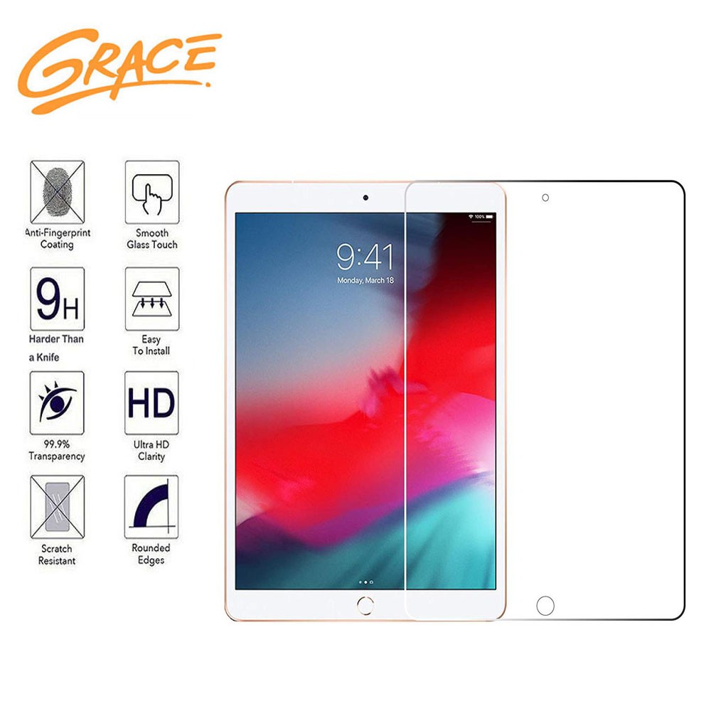 Grace Apple iPad Air 2019 - iPad Air 3 2019 - กระจกนิรภัย 10.5 นิ้ว - กระจกขอบโค้ง 2.5D จริง ...