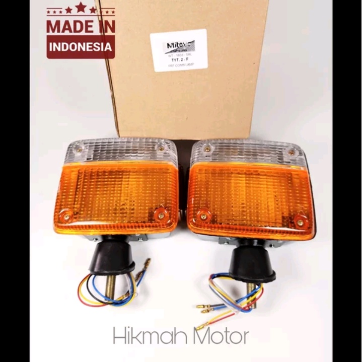 คู่ของไฟเลี้ยวหน้าหรือไฟเลี้ยวหน้า Assy ชุด Toyota Landcruiser Hardtop ...