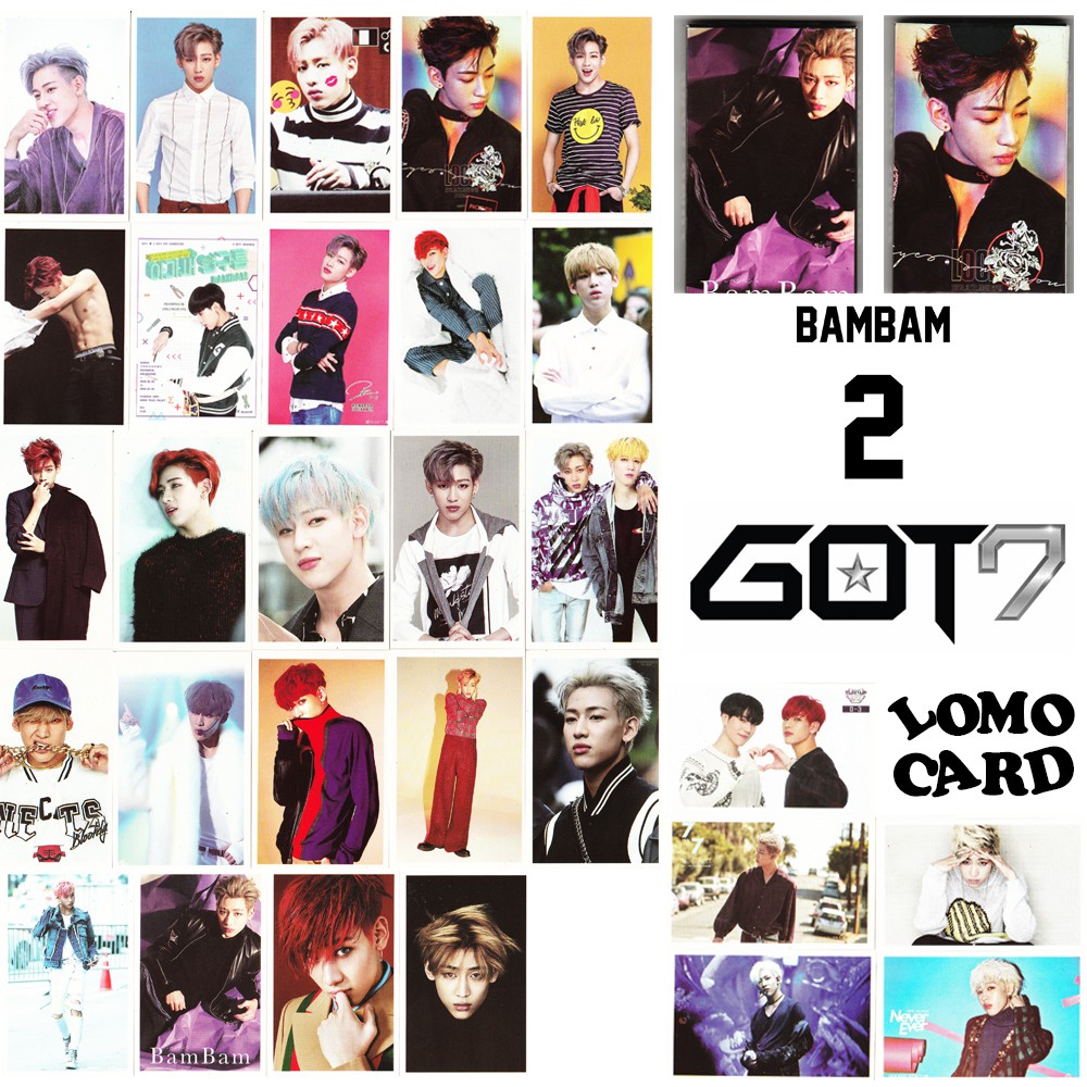 Lomo Card GOT7 BAMBAM No.3 30 Pcs โลโม่ การ์ด Box Set | Shopee Thailand