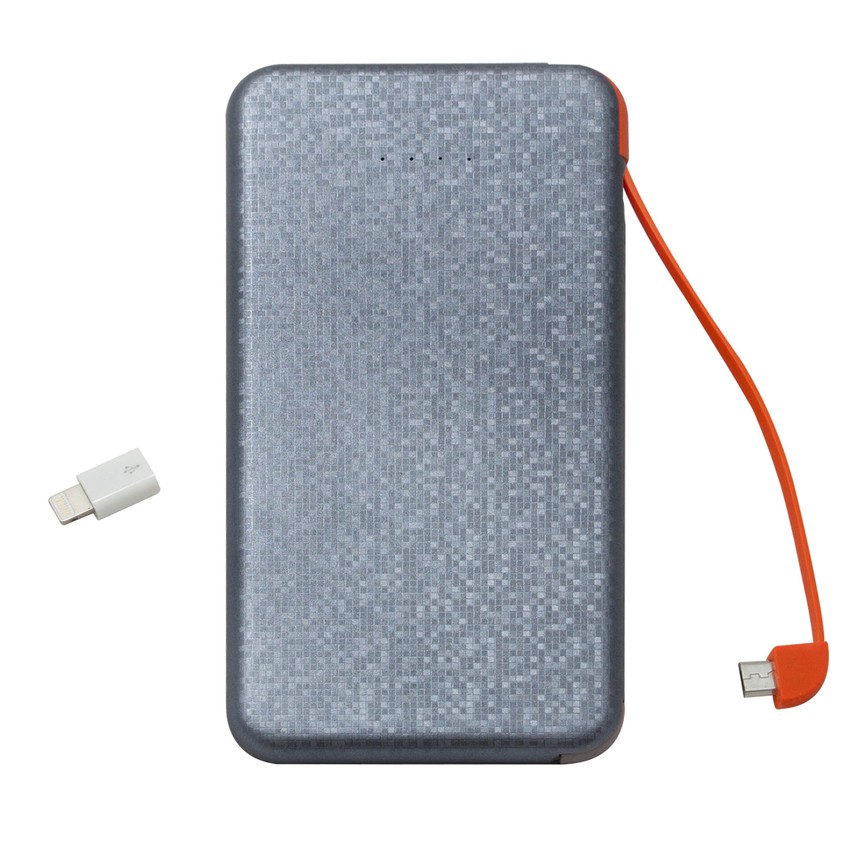 Power Bank 6000 mAh แบตสำรอง Jimmee รุ่น 6000A (สีเทา) | Shopee Thailand