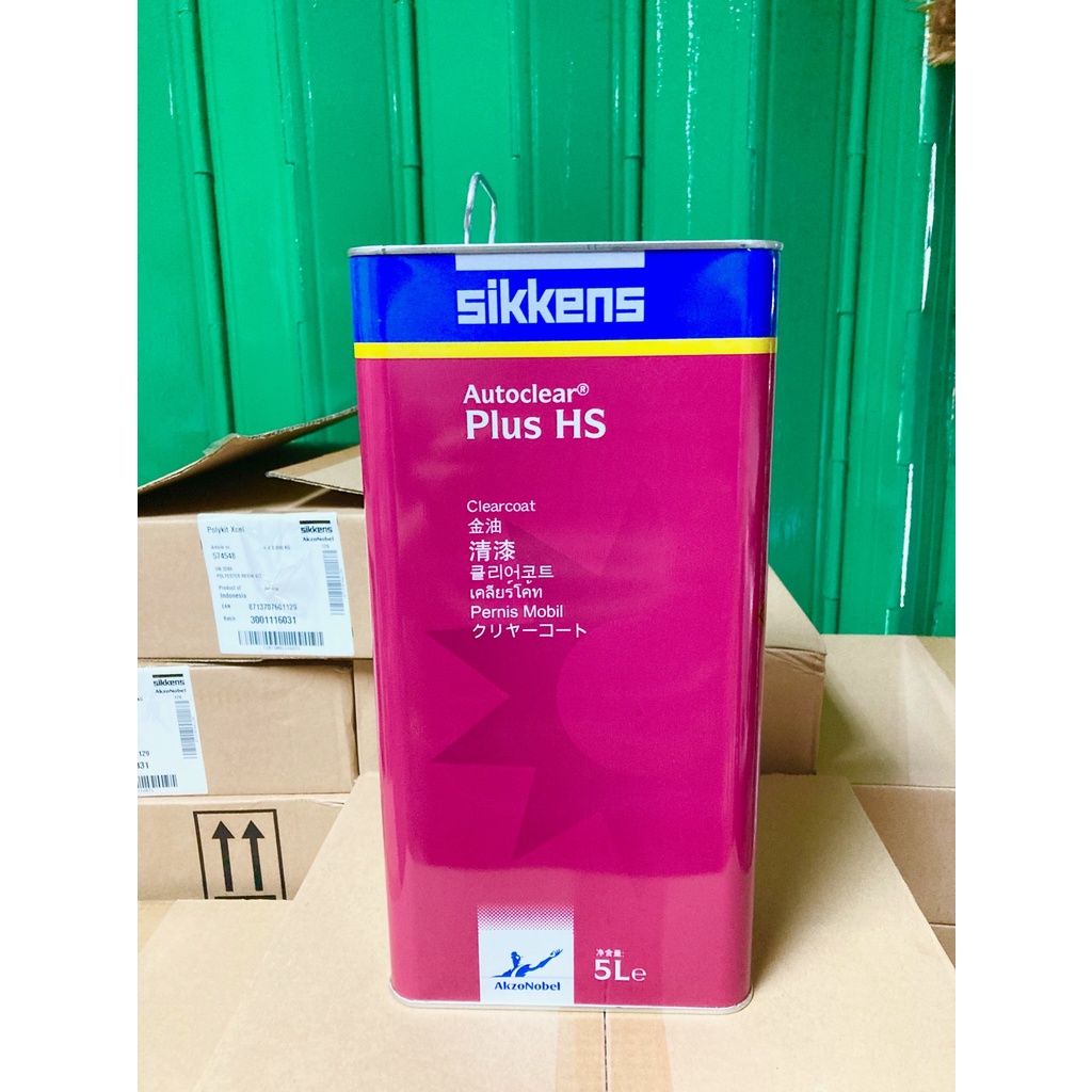 Sikkens Autoclear Plus HS (เเลคเกอร์) 5L และ Hardener(ตัวเร่ง) P25 1L ...