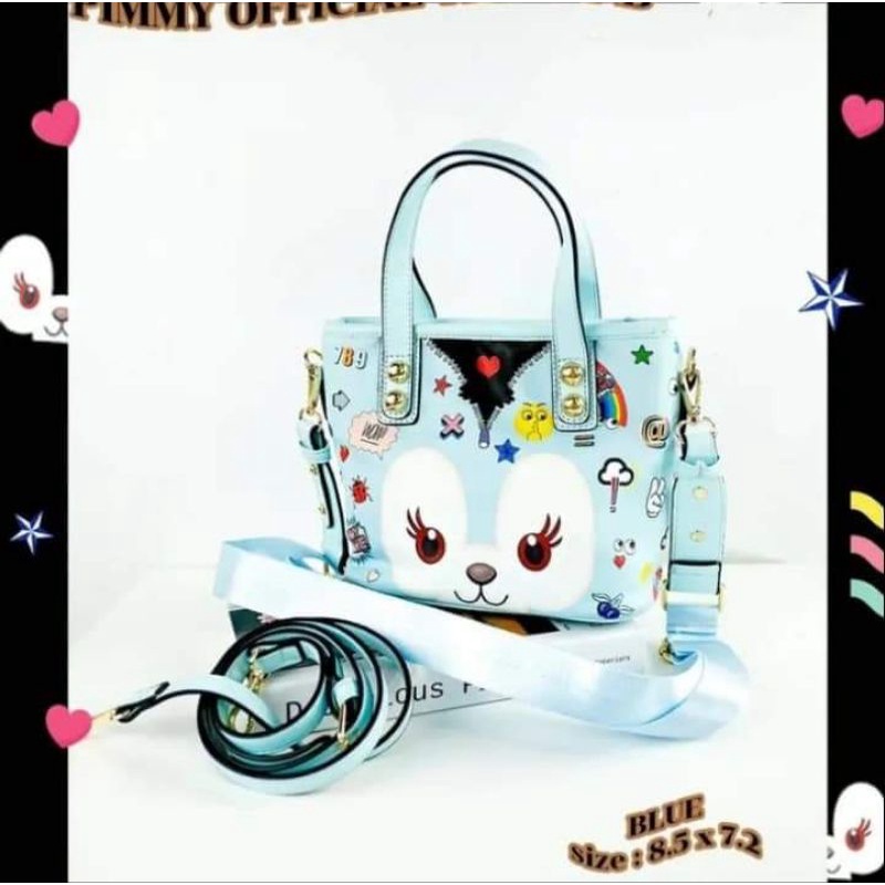 กระเป๋าทรงถัง ลายการ์ตูน แบรนด์แท้ PIMMY(พิมมี่) | Shopee Thailand