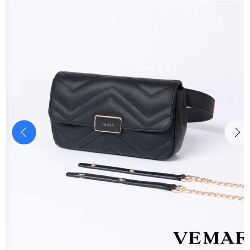 VEMAR bag สีดำ มีสายให้ 2 สาย | Shopee Thailand