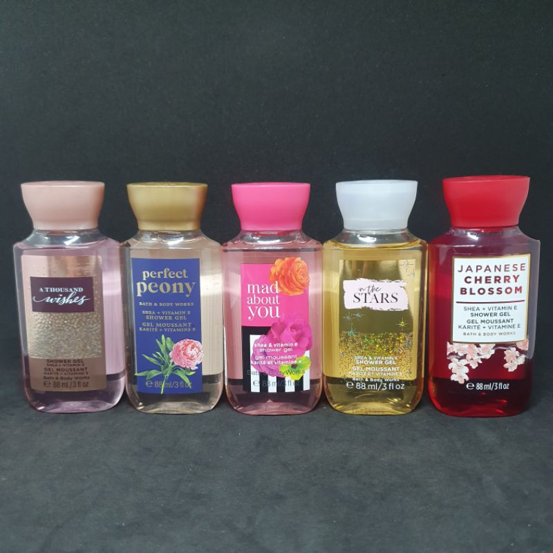 Mini Shower gel เจลอาบน้ำ ขนาดพกพา bath and body works 88ml. | Shopee ...