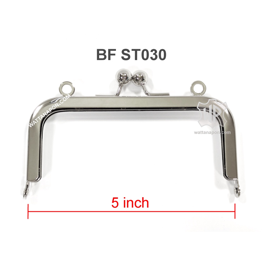 BF ST030 ขอบ ปากกระเป๋าปิ๊กแป๊ก ขนาดกว้าง 5 นิ้ว Purse Frame 5 inch ...