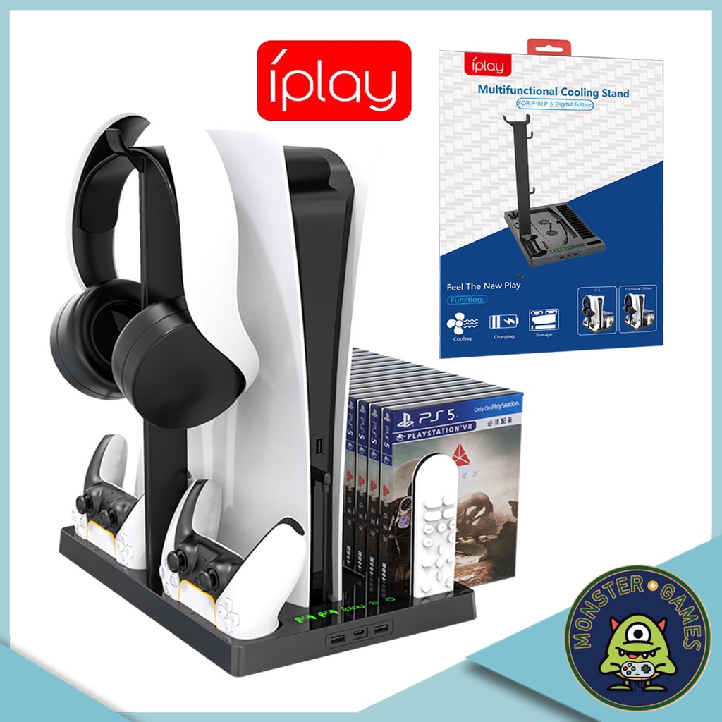 iPlay Multifunctional Cooling Stand for PS5 Console (HBP-271)(ขาตั้ง ...