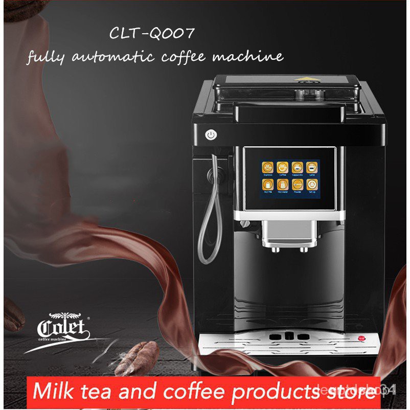 Calent CLT-Q007 หน้าจอสัมผัสสมาร์ทปุ่มเดียวเครื่องชงกาแฟแฟนซีบ้านอัตโนมัติอิตาลีเครื่องบดขนาด ...