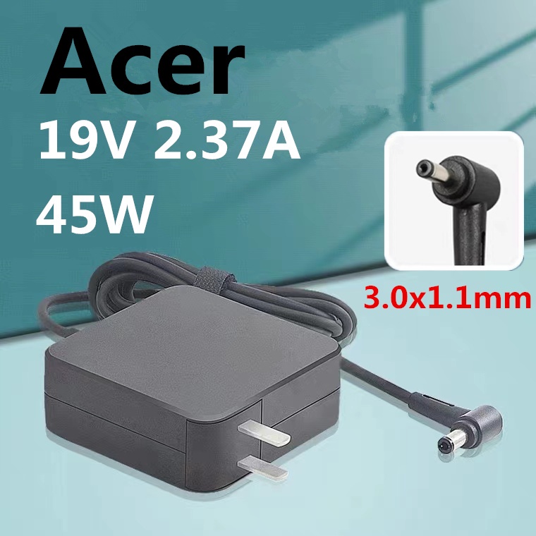 Acer Adapter ของแท้ 19V/2.37A 45W หัวขนาด 3.0*1.1mm สายชาร์จ เอเซอร์ อะ ...