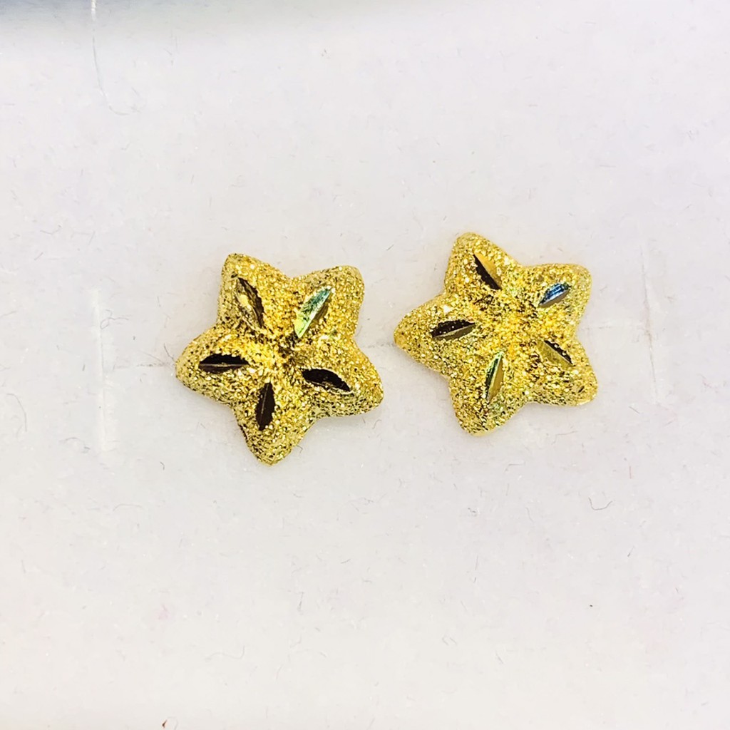 ต่างหูทองคำแท้ 96.5 %น้ำหนัก 1 กรัม มีใบรับประกันสินค้า ขาย/ฝาก/จำนำได้ ...