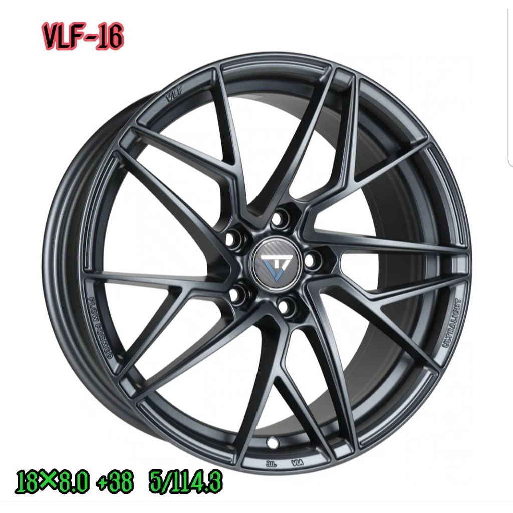 ล้อ VLF ขอบ18 5รู114 ล้อเบา Flow forming. สปอร์ตเท่ห์ เหนือกว่า | Shopee Thailand